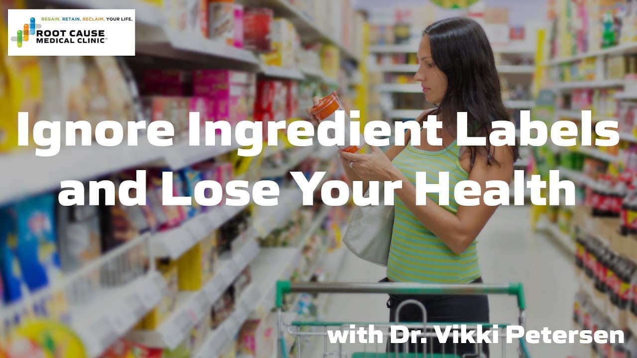 Ignore ingredient labels and lose your health